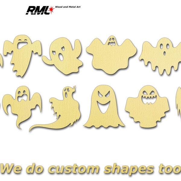 Wooden Ghost Cut Out - Etsy