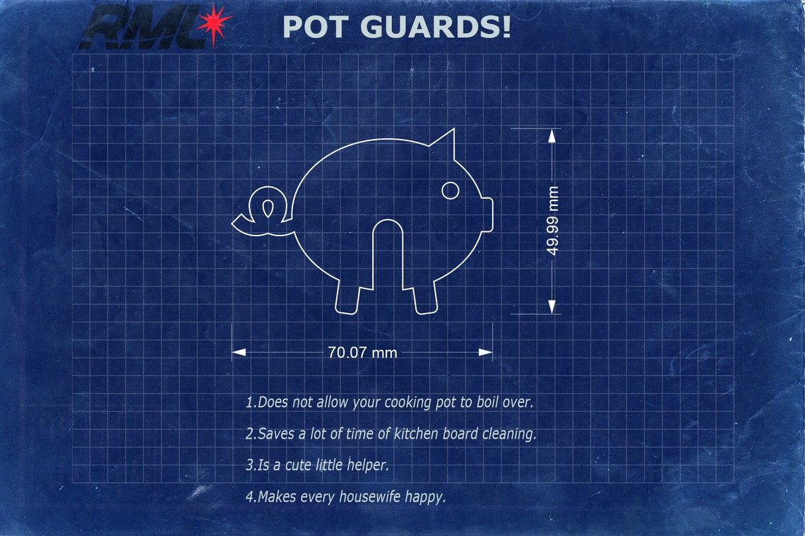 Pot Guard Pig Shape Lid Holder Steam Vent Pot Prop - Etsy