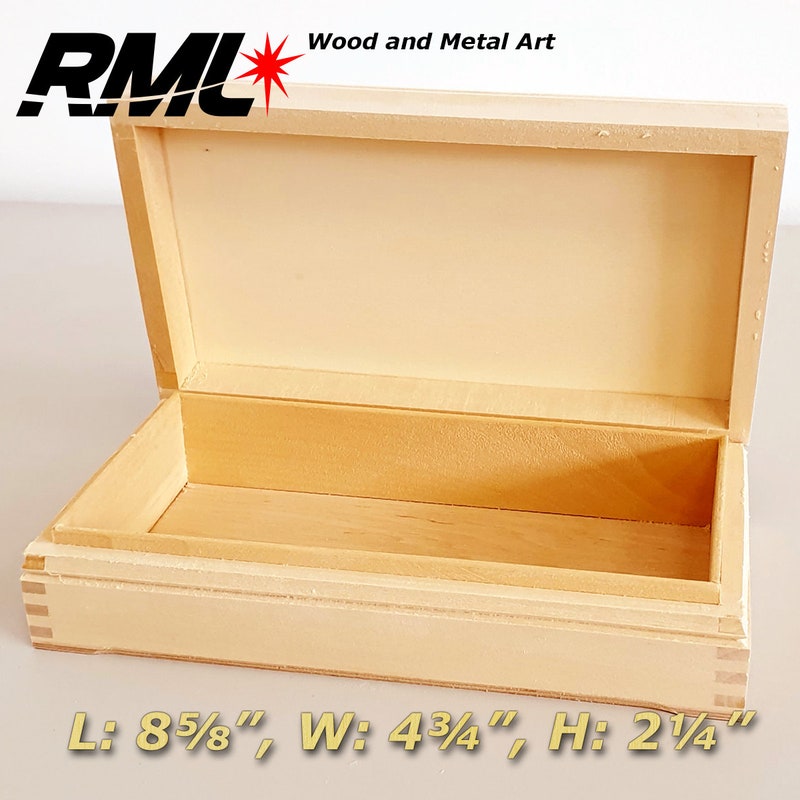 Unfinished Wood Box - Etsy