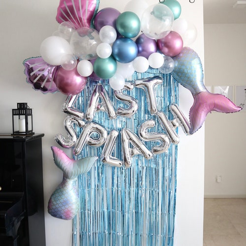 Last Splash Bachelorette Banner Pool Party Mermaid - Etsy
