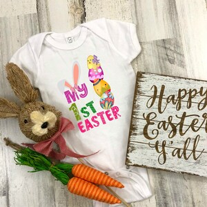 My First Easter Png, Sublimation Bunny Rabbit Ears, Heat Transfer ...