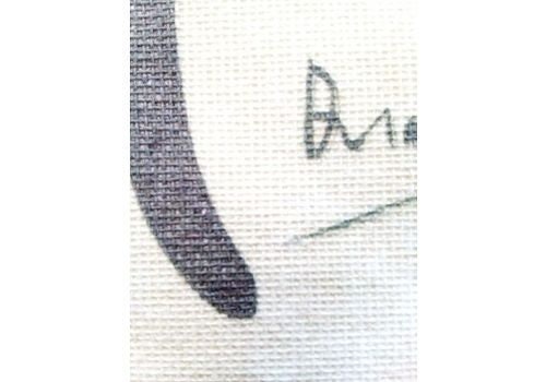 Vietnamese Pen and Ink on Rice Paper Art Printed on Cotton - Etsy