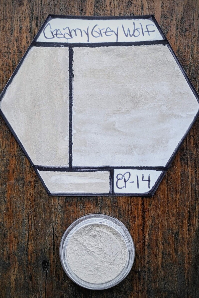 Creamy Grey Wolf Ep-14-mineral Stone-natural Earth Pigment: 50 Micron ...