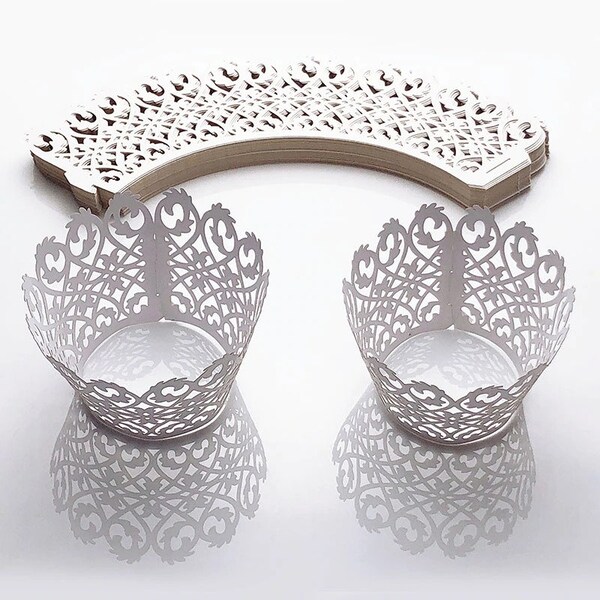 Lace Cupcake Wrapper - Etsy