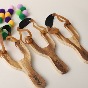 Felt Ball Slingshot // Kids Toy Slingshot, Christmas Gift for Boys ...