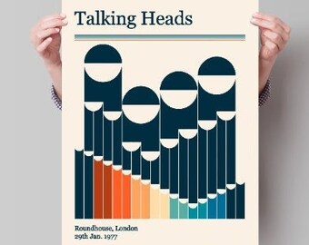 Talking Heads Poster | Etsy