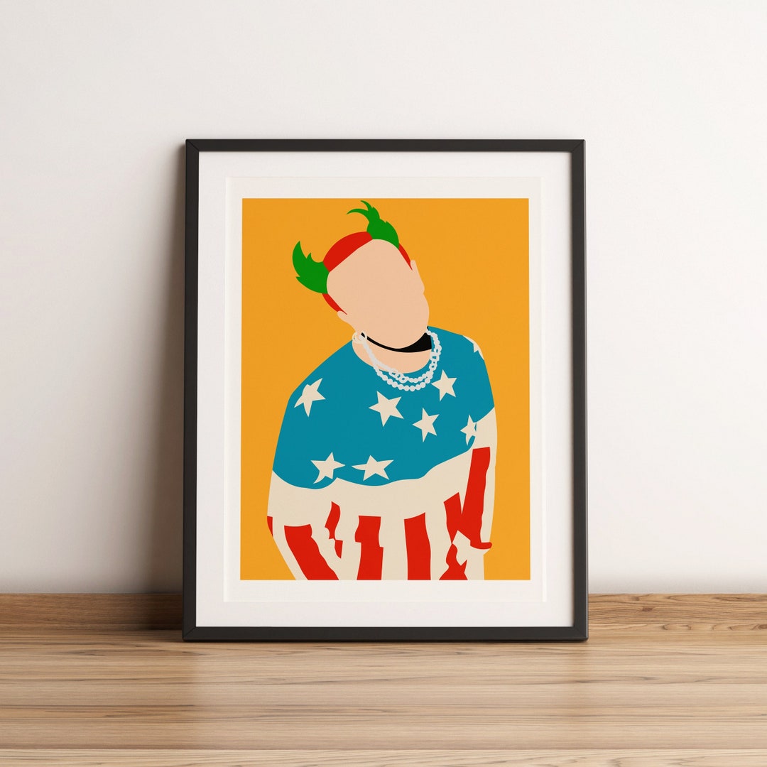 Keith Flint Pop Art - Minimalist Art Print - Etsy UK
