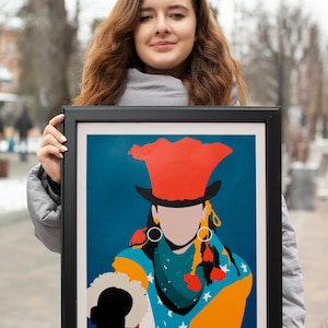 Boy George Pop Art - Minimalist Art Print - Etsy