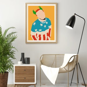 Keith Flint Pop Art - Minimalist Art Print - Etsy UK