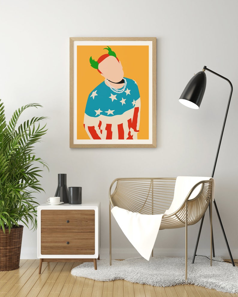 Keith Flint Pop Art - Minimalist Art Print - Etsy UK