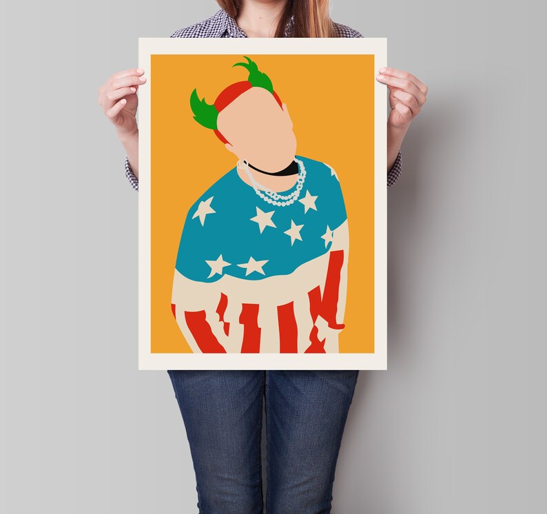 Keith Flint Pop Art - Minimalist Art Print - Etsy UK