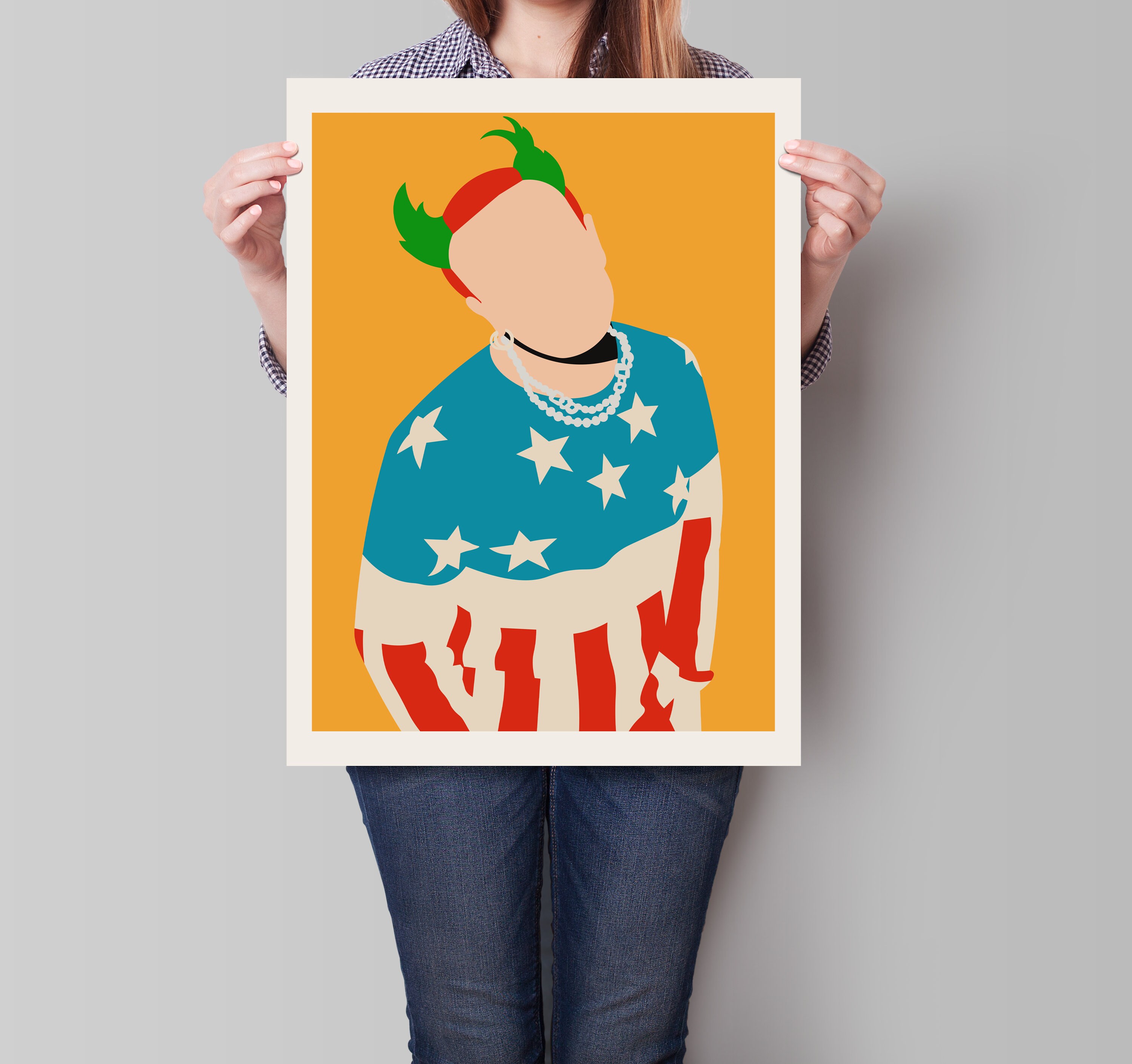 Keith Flint Pop Art - Minimalist Art Print - Etsy UK
