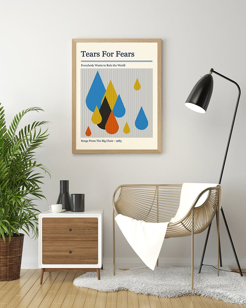 Tears for Fears Poster, Tear for Fears Everybody Wants to Rule the ...