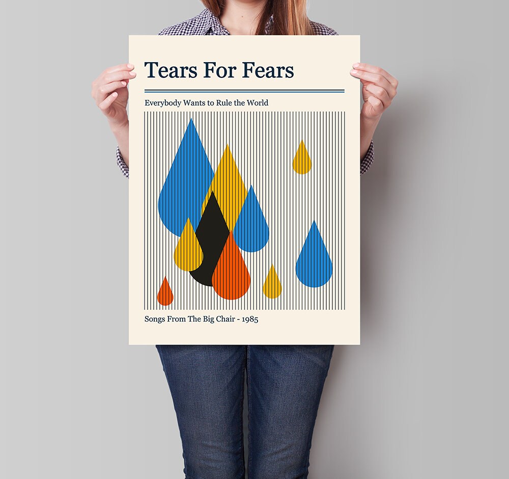 Tears for Fears Poster, Tear for Fears Everybody Wants to Rule the ...