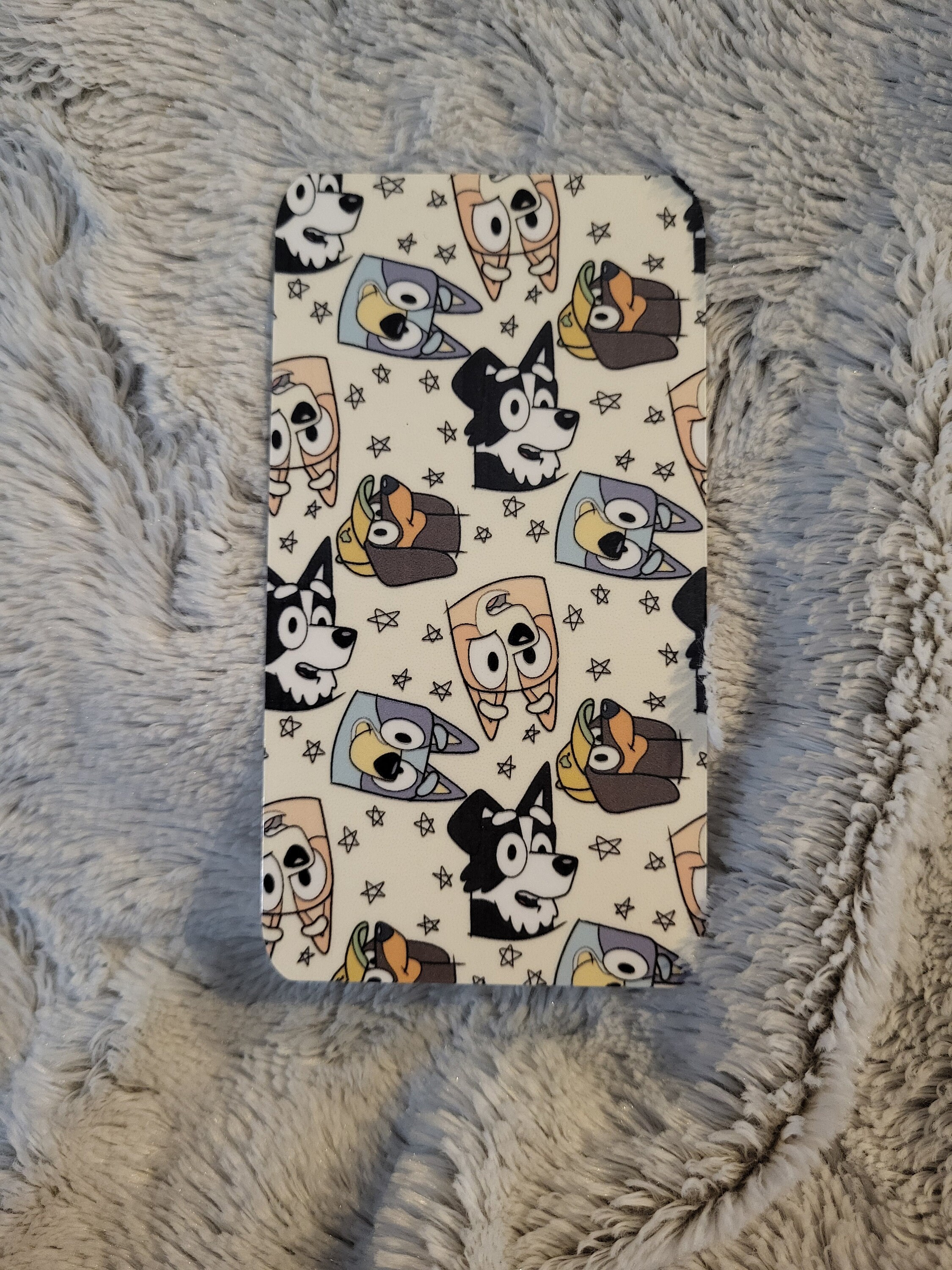 Bluey Waterproof Sticker Bluey Laminated Bookmark - Etsy