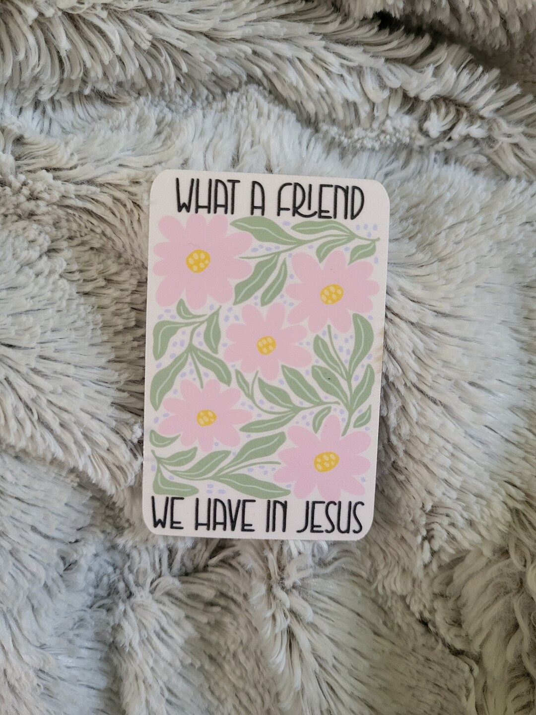 What a Friend We Have in Jesus - Hymn - Pink Floral - Waterproof ...