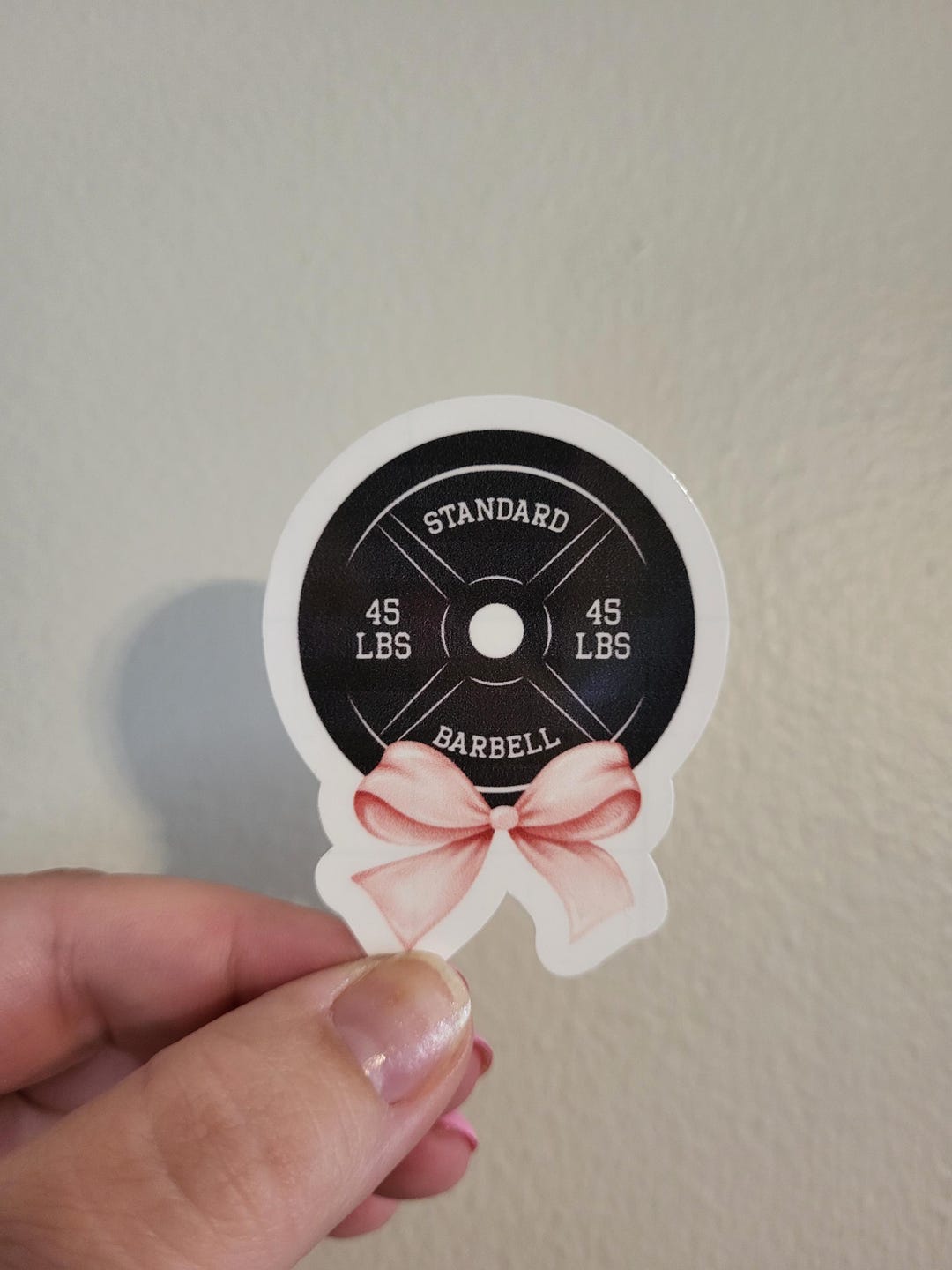 Barbell - Bow - Strong Girls Club - Girls Who Lift - Gym Girl ...