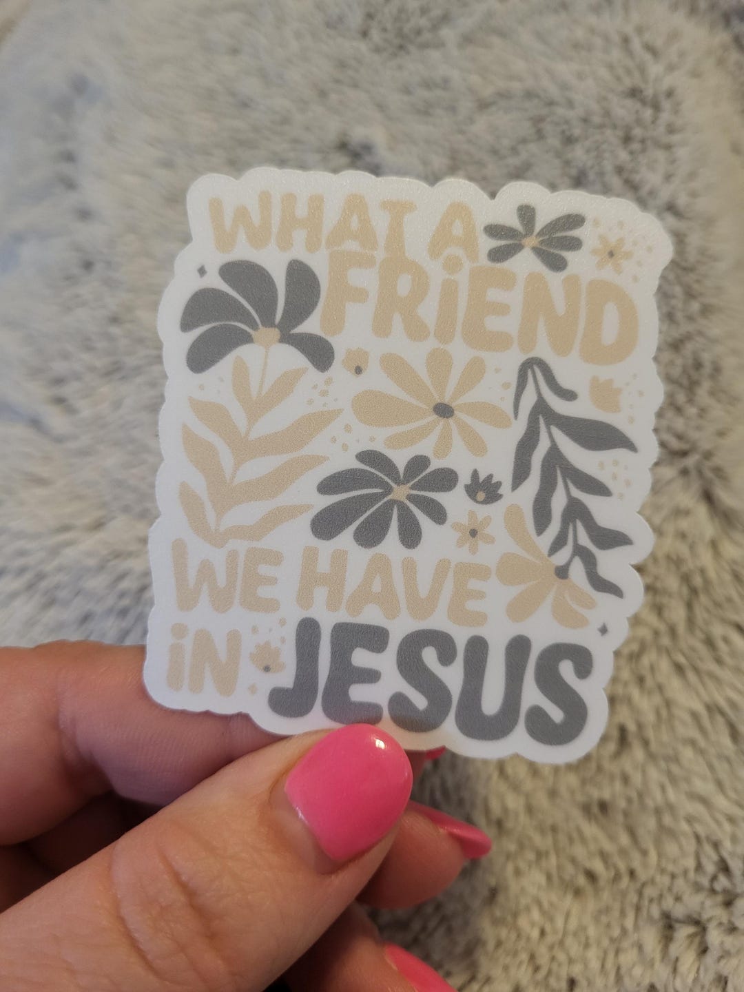 What a Friend We Have in Jesus - Waterproof Sticker - Hymn - Jesus ...