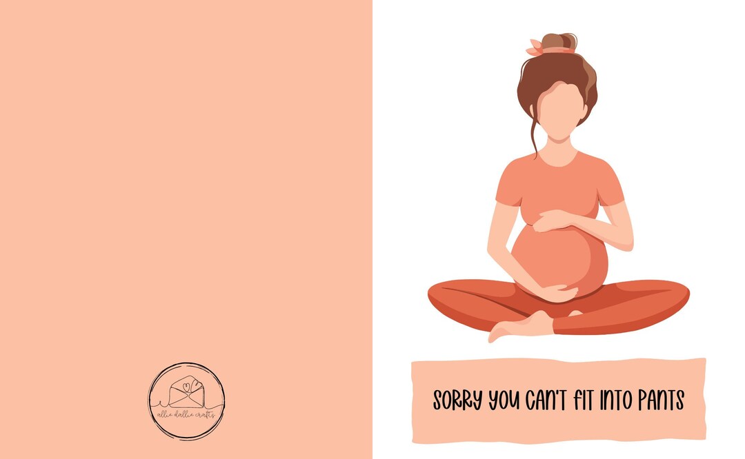 Pregnancy Card- Digital Download - Pregnancy - Etsy