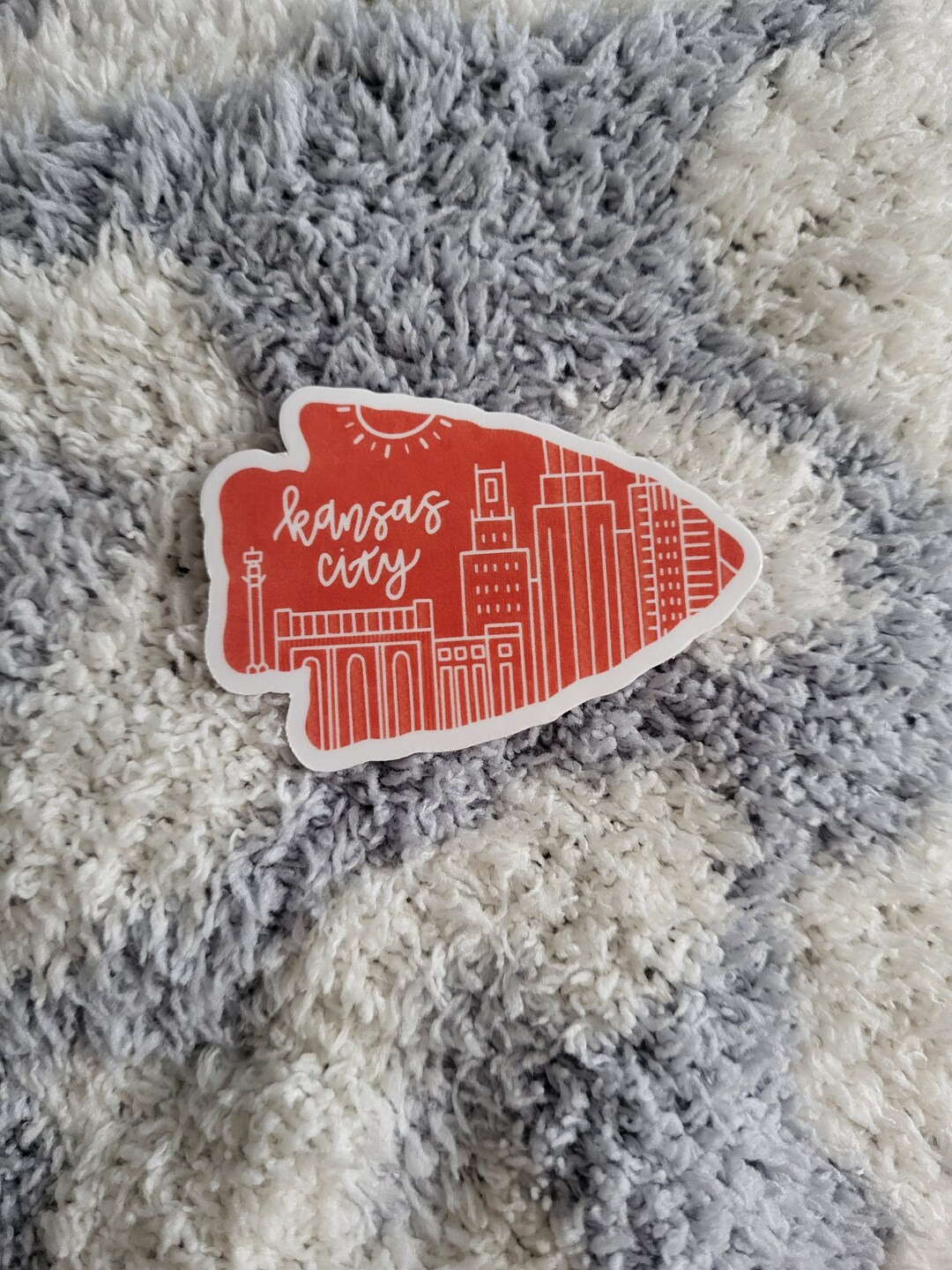 Kansas City Chiefs Waterproof Sticker - Etsy