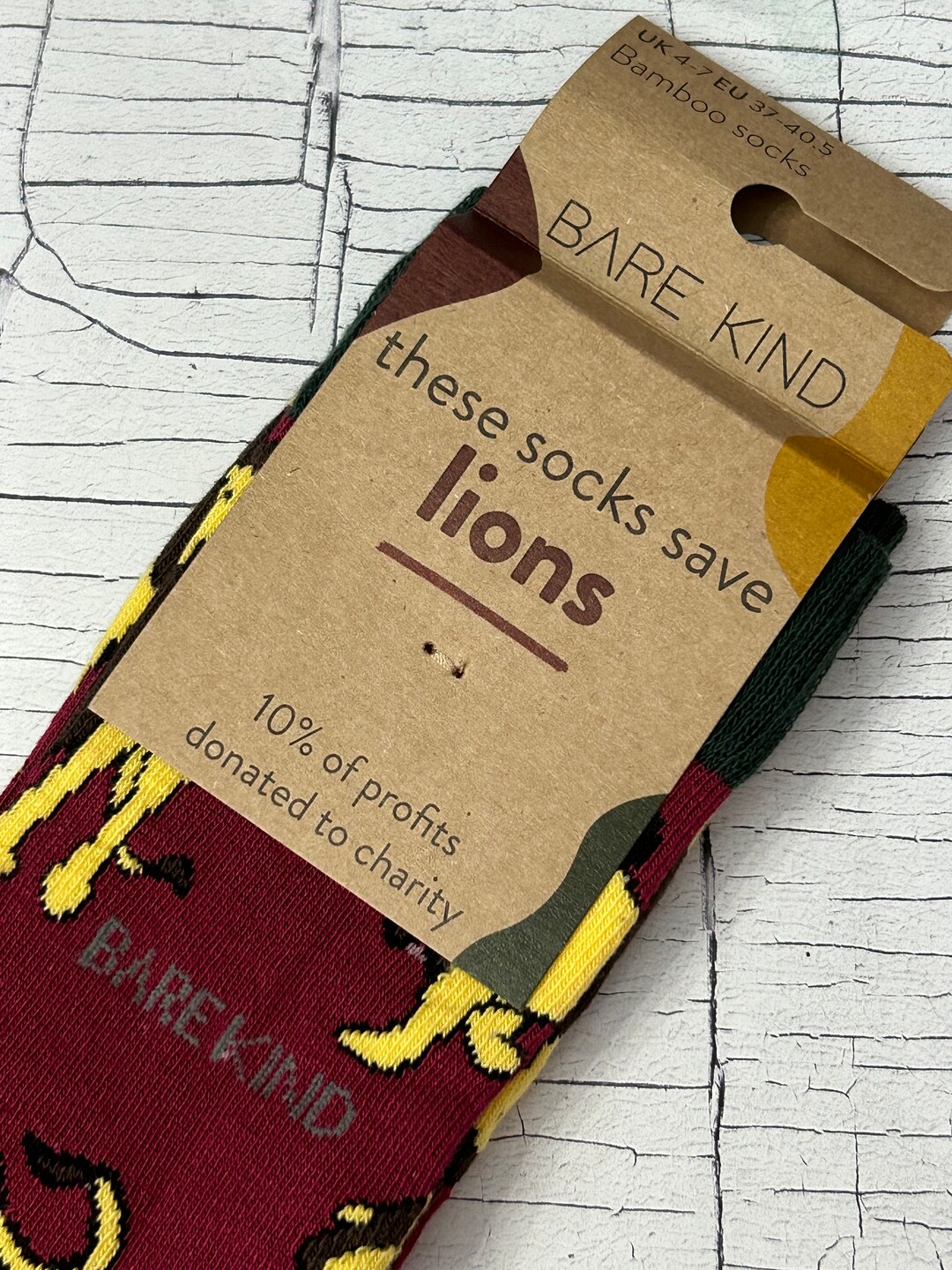 Lion Socks, Bamboo Socks, Lion Gift, Adults 4-7 - Etsy
