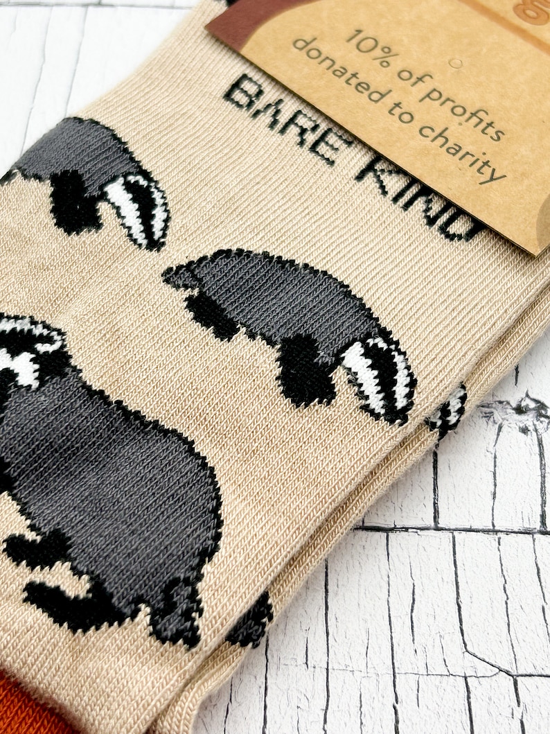 Badger Bamboo Socks: Eco-friendly Adult Socks (size 4-7) - Etsy