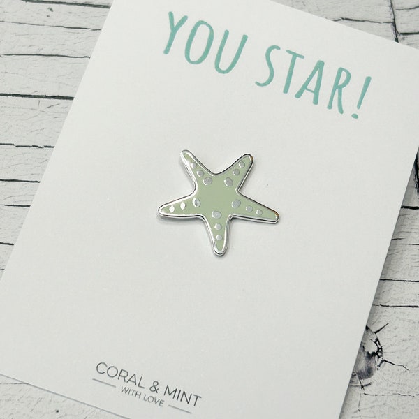 Starfish Brooch - Etsy