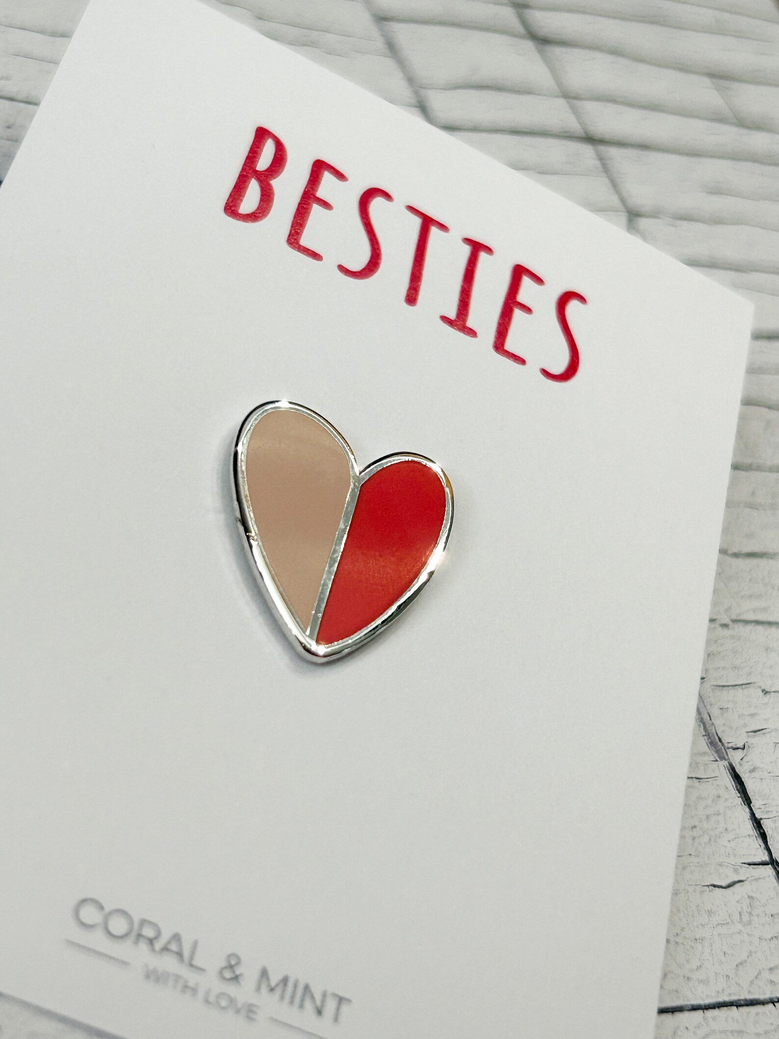Besties Enamel Pin, Besties Brooch, Enamel Brooch, Bestie Gift - Etsy