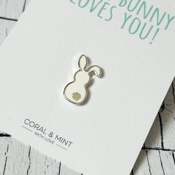 Bunny Enamel Pin - Etsy