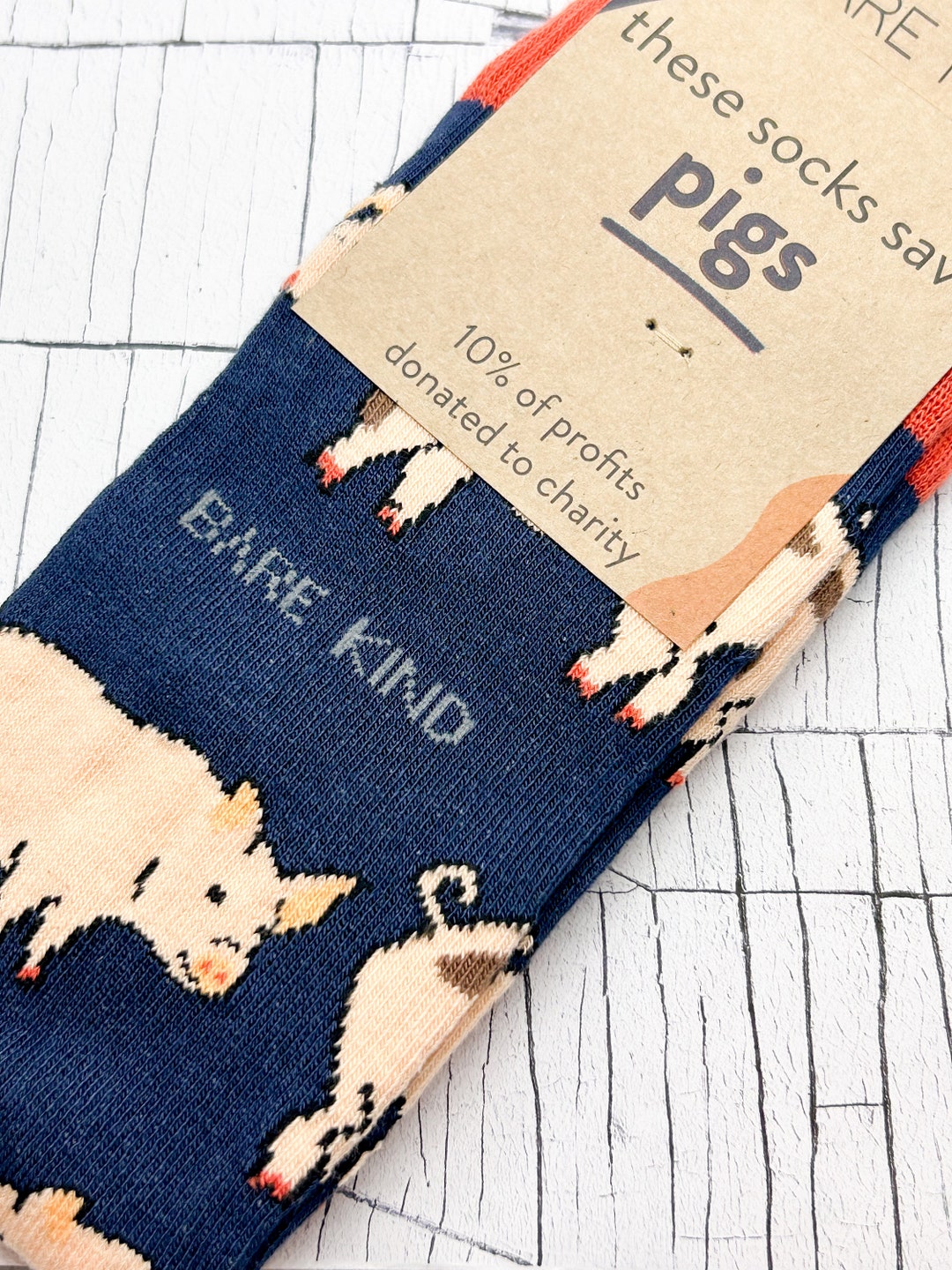 Pig Bamboo Socks , Pig Socks, Farmer Socks, Farmer Gift, Adults 7-11 - Etsy