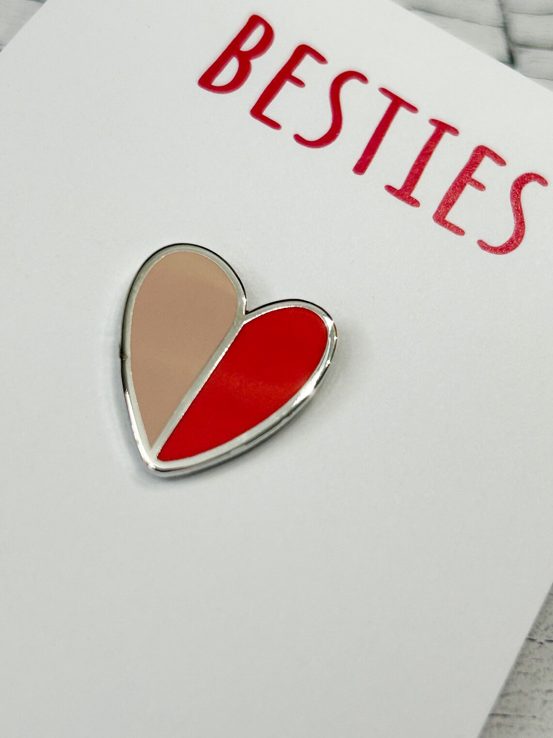 Besties Enamel Pin, Besties Brooch, Enamel Brooch, Bestie Gift - Etsy