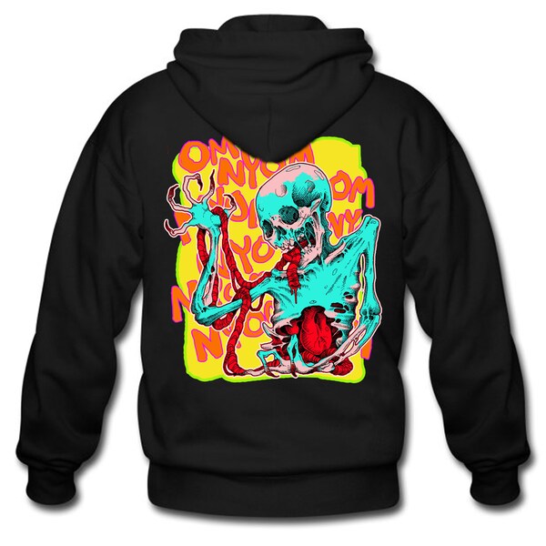 Skull Skates Hoodie - Etsy