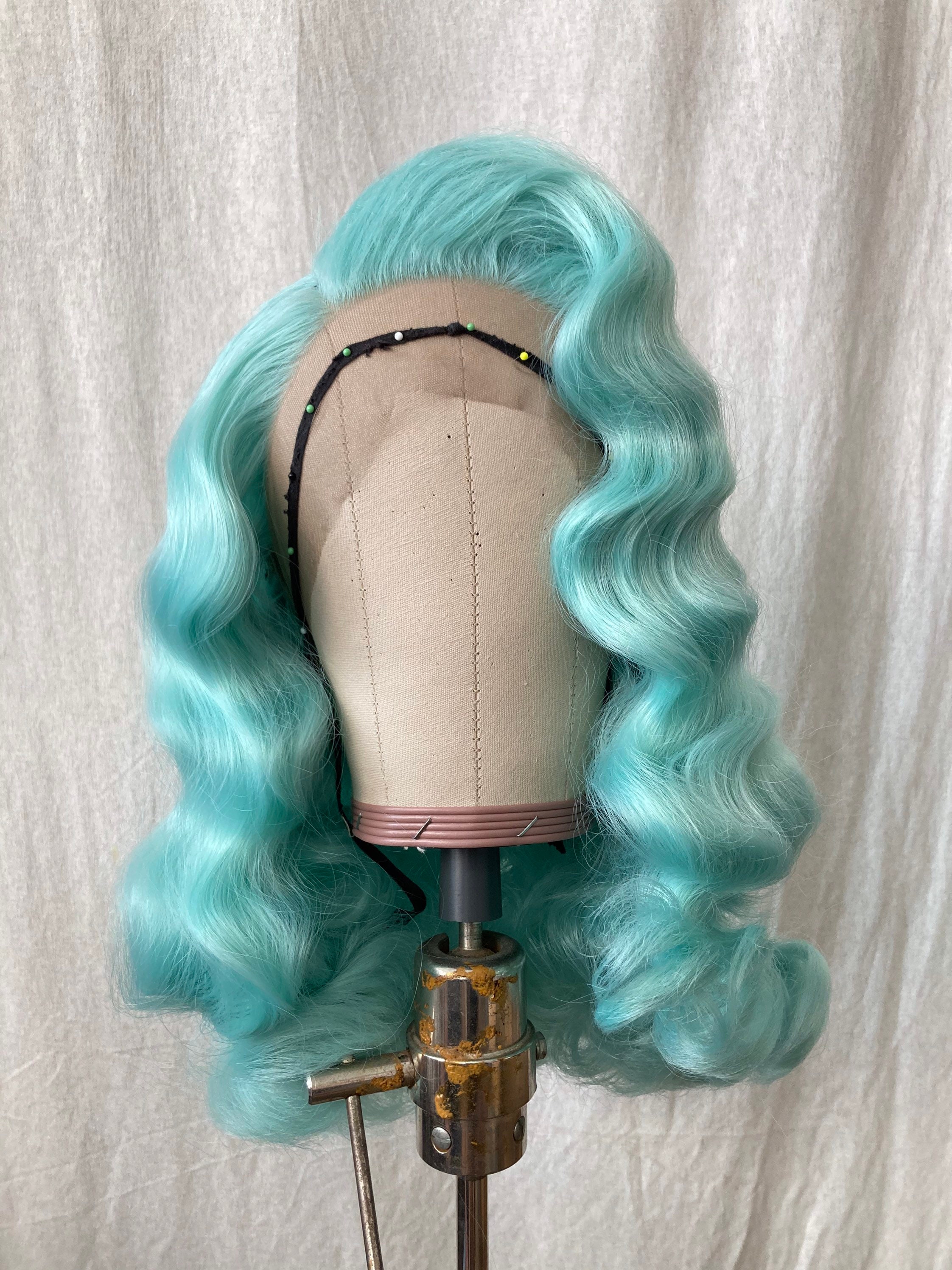 Drag wig pastel blue | Etsy