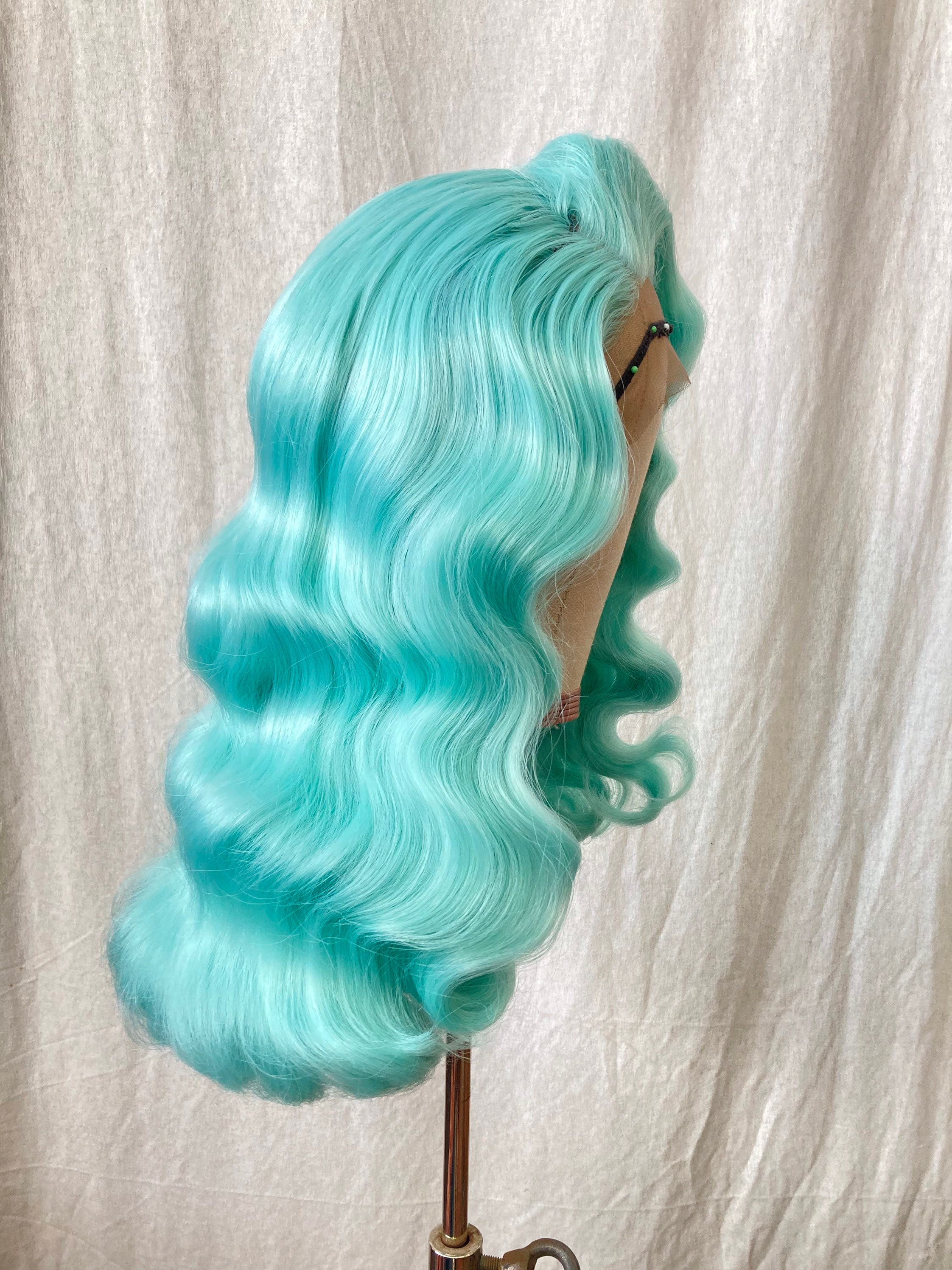 Drag wig pastel blue | Etsy