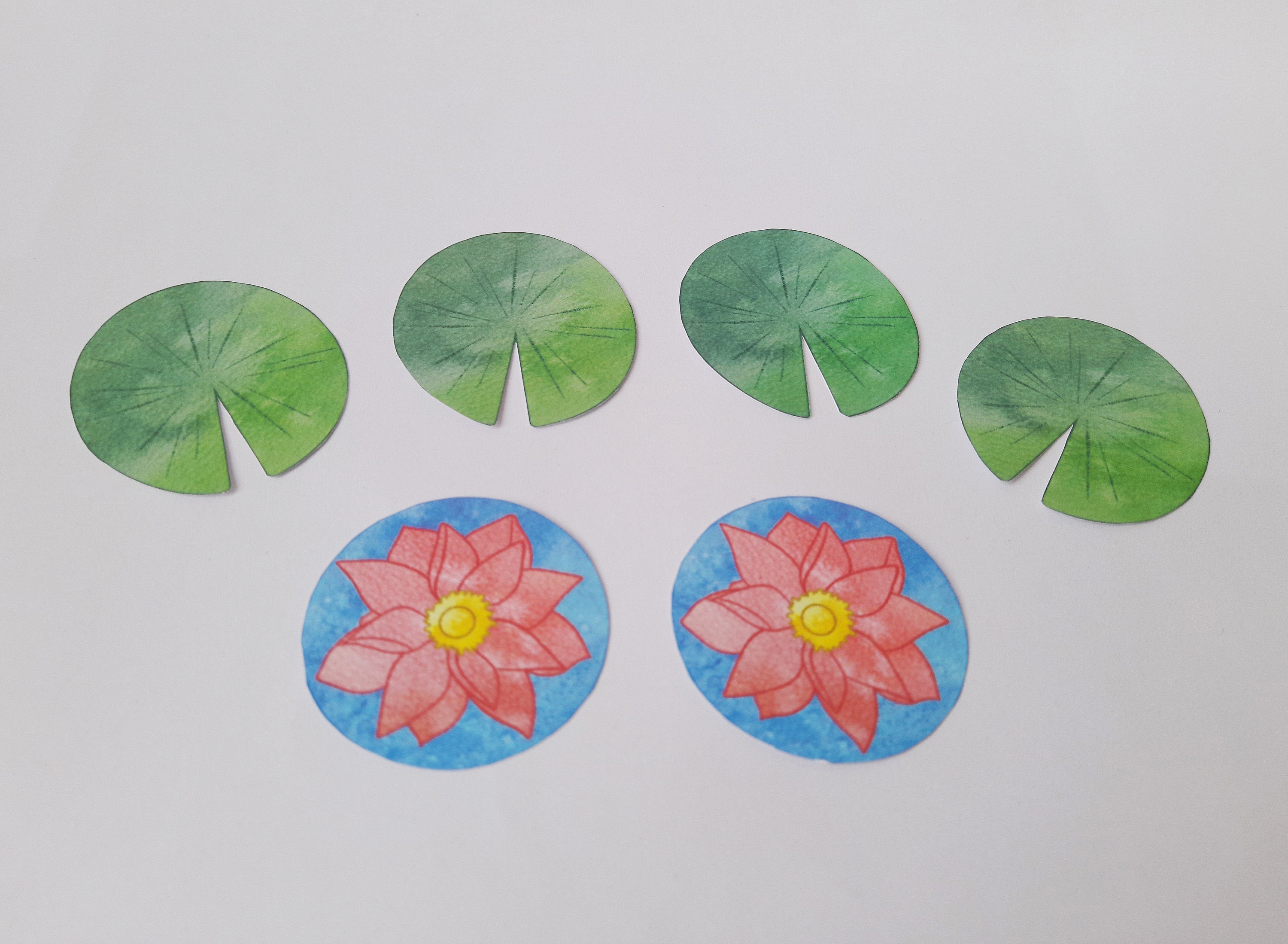 Fold a Frog Pond DIY Paper Craft Project Instant Digital Download Eco ...