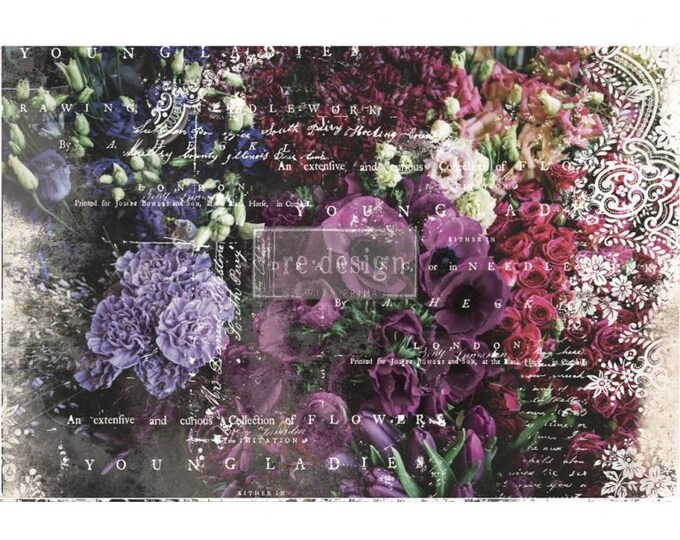 GISELLE ~ Redesign With Prima Decoupage Decor Tissue Paper - Furniture ...