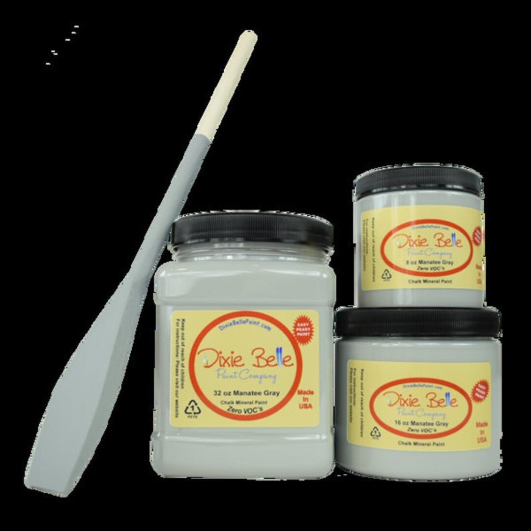 MANATEE GRAY Chalk Mineral Paint - Dixie Belle Paint ~ Water Based ...