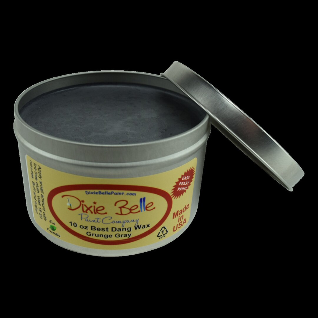 Best Dang Wax - GRUNGE GRAY / Grey - Dixie Belle Paint 4oz/10oz ...
