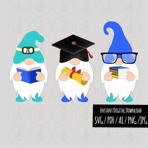 Teacher Gnome Svg - Etsy