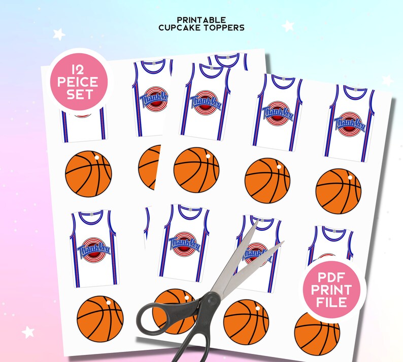 Space Jam Printable Tags Digital Download - Etsy