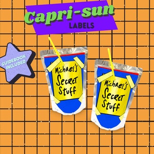 Space Jam Printable Caprisun Labels Digital Download Sublimination ...