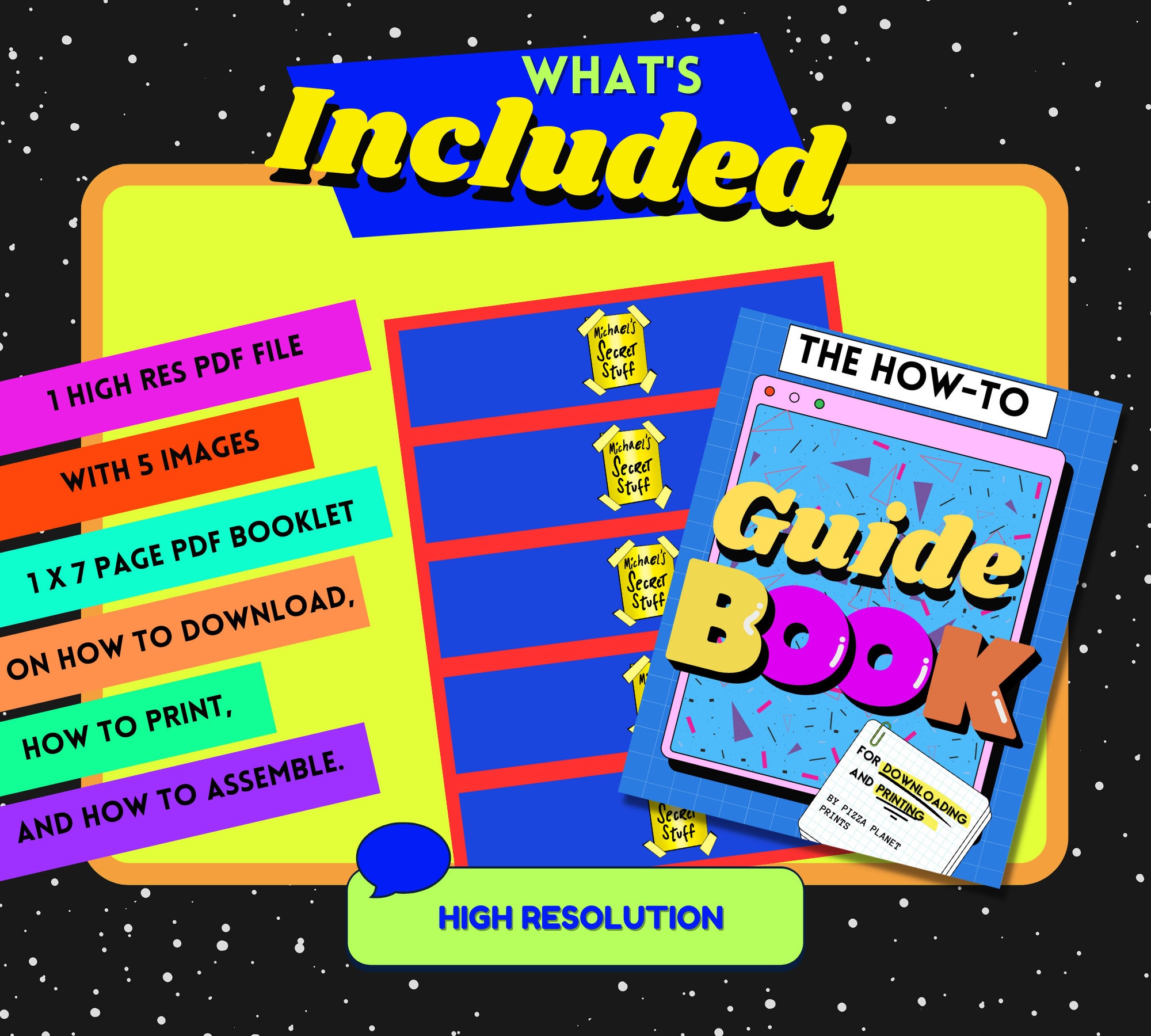 Space Jam Printable Bottle Labels Digital Download 90s - Etsy