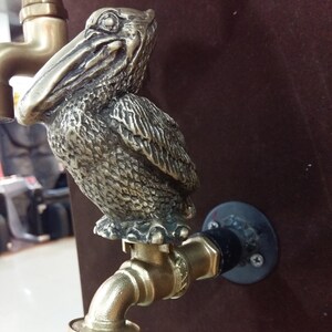 Tap Brass Bird Vintage Style Faucet Spigot Decor Garden Home Outdoo ...
