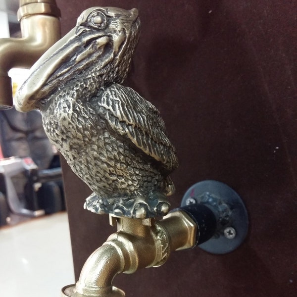Tap Brass Bird Vintage Style Faucet Spigot Decor Garden Home Outdoo ...