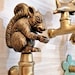 Tap Squirrel Spigot Vintage Brass Basin Sink Faucet Water Home Decor ...