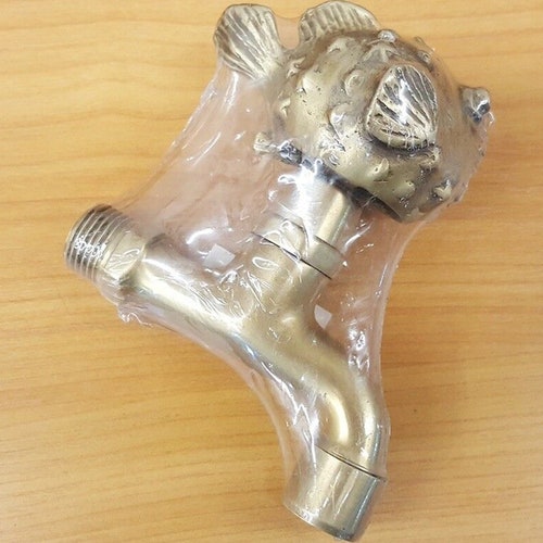 Faucet Water Spigot Tiger Brass Vintage Garden Decor Handle - Etsy