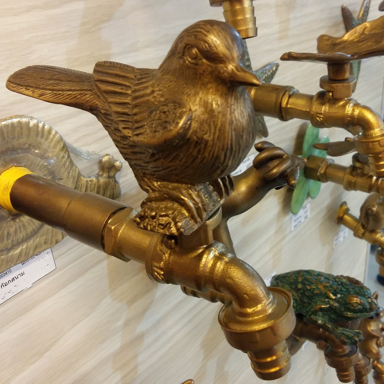 Tap Brass Bird Vintage Style Faucet Spigot Decor Garden Home Outdoo ...