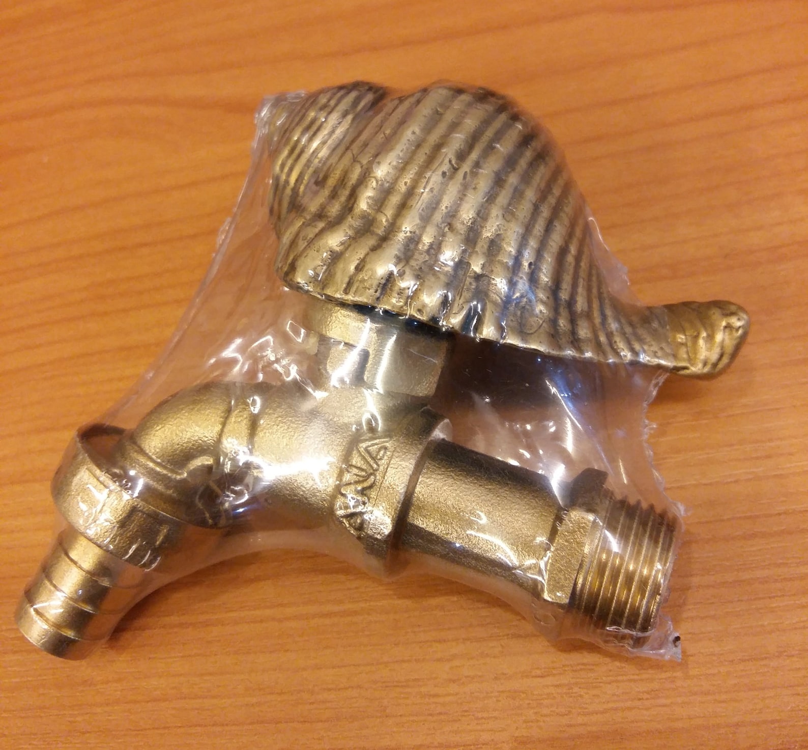 Faucet Brass Shell Conch Garden Vintage Spigot 1/2 Water - Etsy