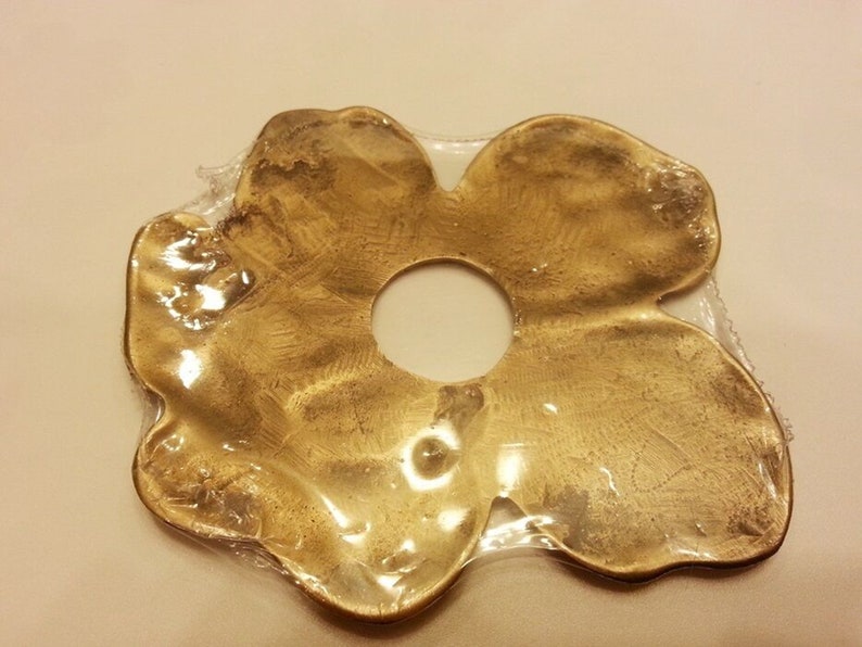 Faucet Brass Garden Hibiscus Base Water Tap Plate Vintage Home - Etsy