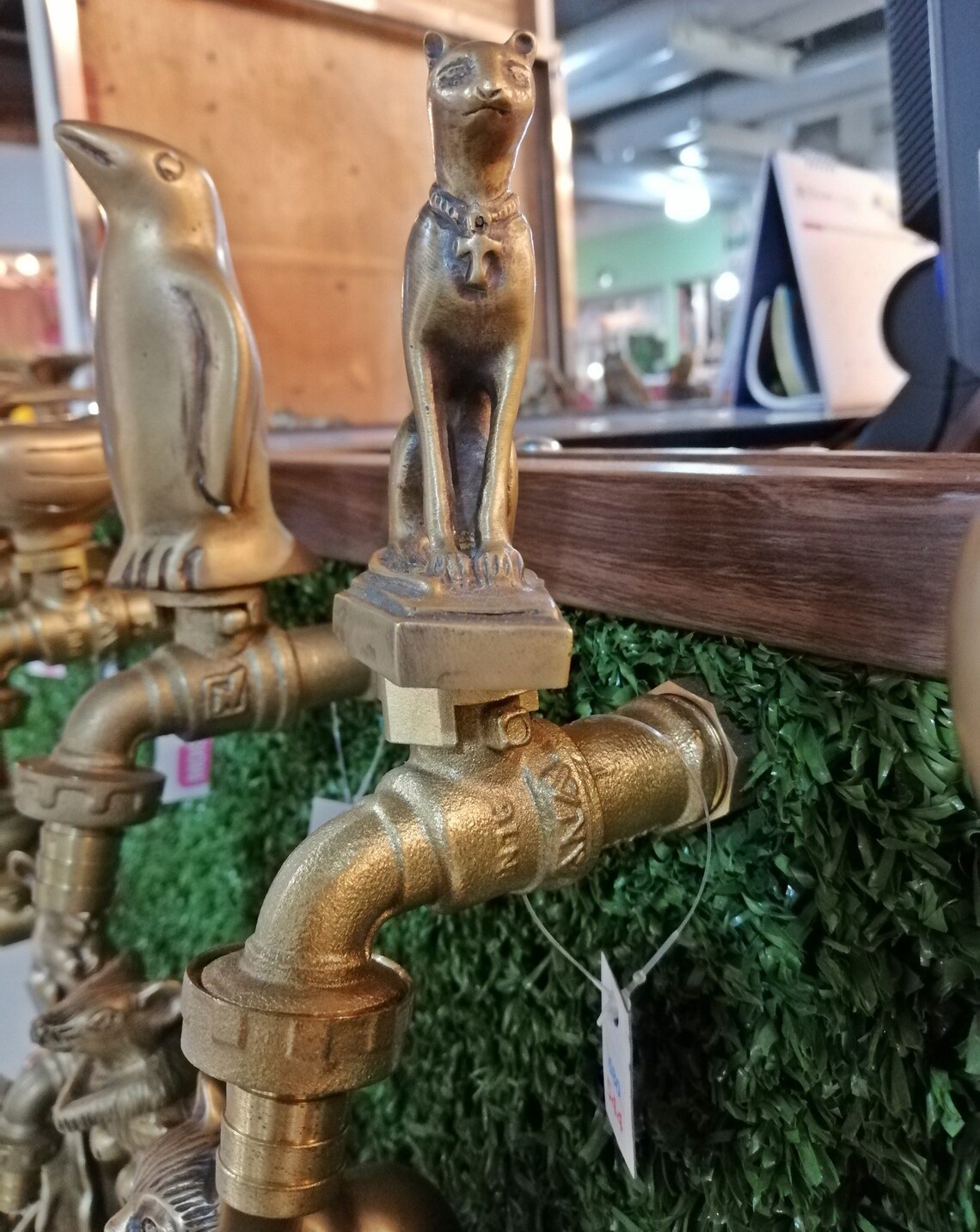 Tap Brass Garden Egypt Cat Faucet Water Vintage Spigot Handle - Etsy